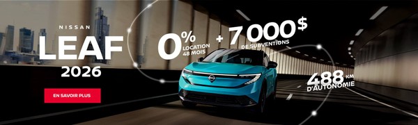 Concessionnaire Nissan à Victoriaville | Nissan Victoriaville